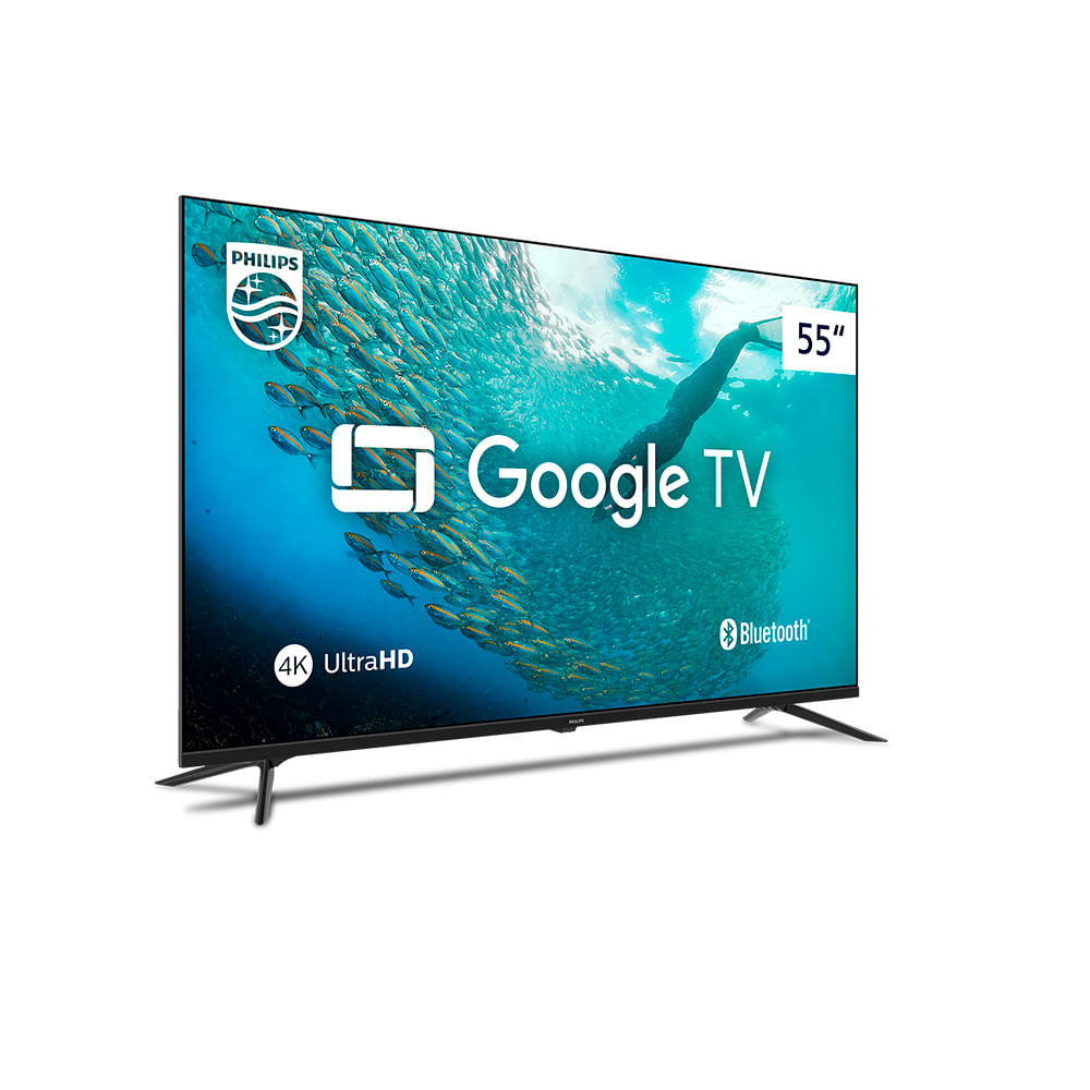 Smart TV Philips 55" LED 4K UHD 55PUG7019, Google TV, Wi-Fi Integrado ...