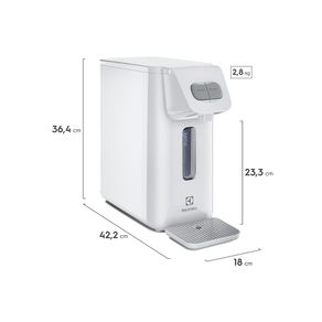 Purificador de Parede Electrolux Efficient PE15, Água Natural e Gelada ...