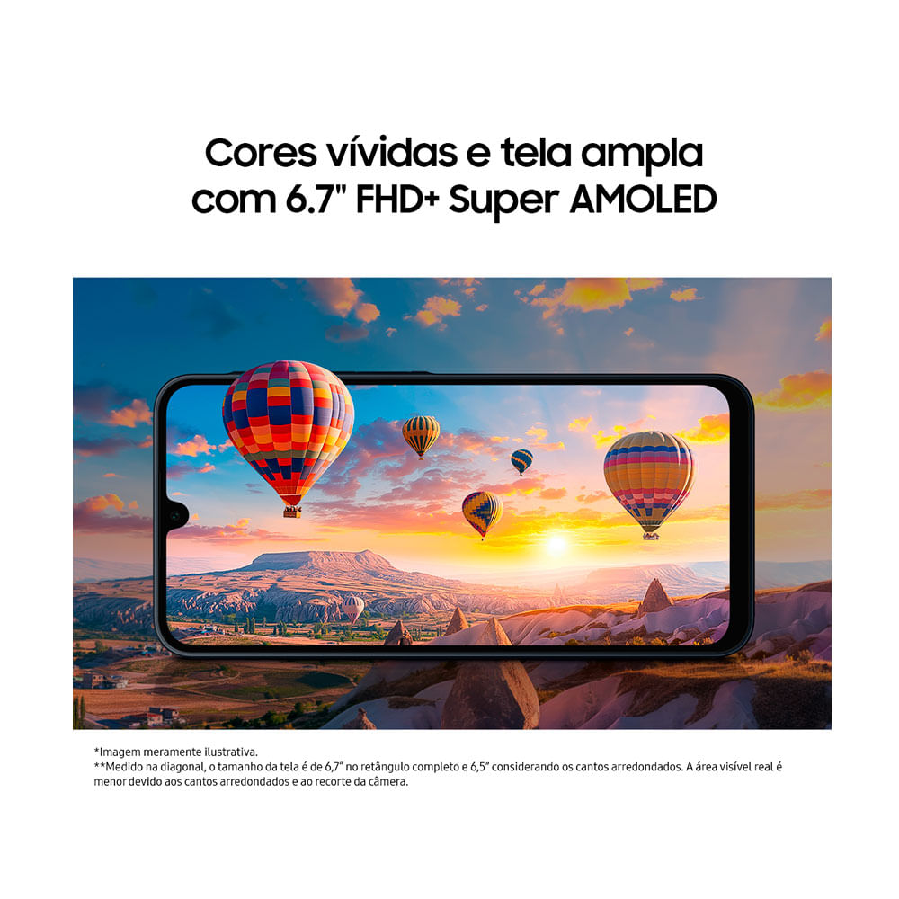 Samsung Galaxy A16 5G Tela 6.7" Super AMOLED 90Hz, 128GB, 4GB, Câmera ...