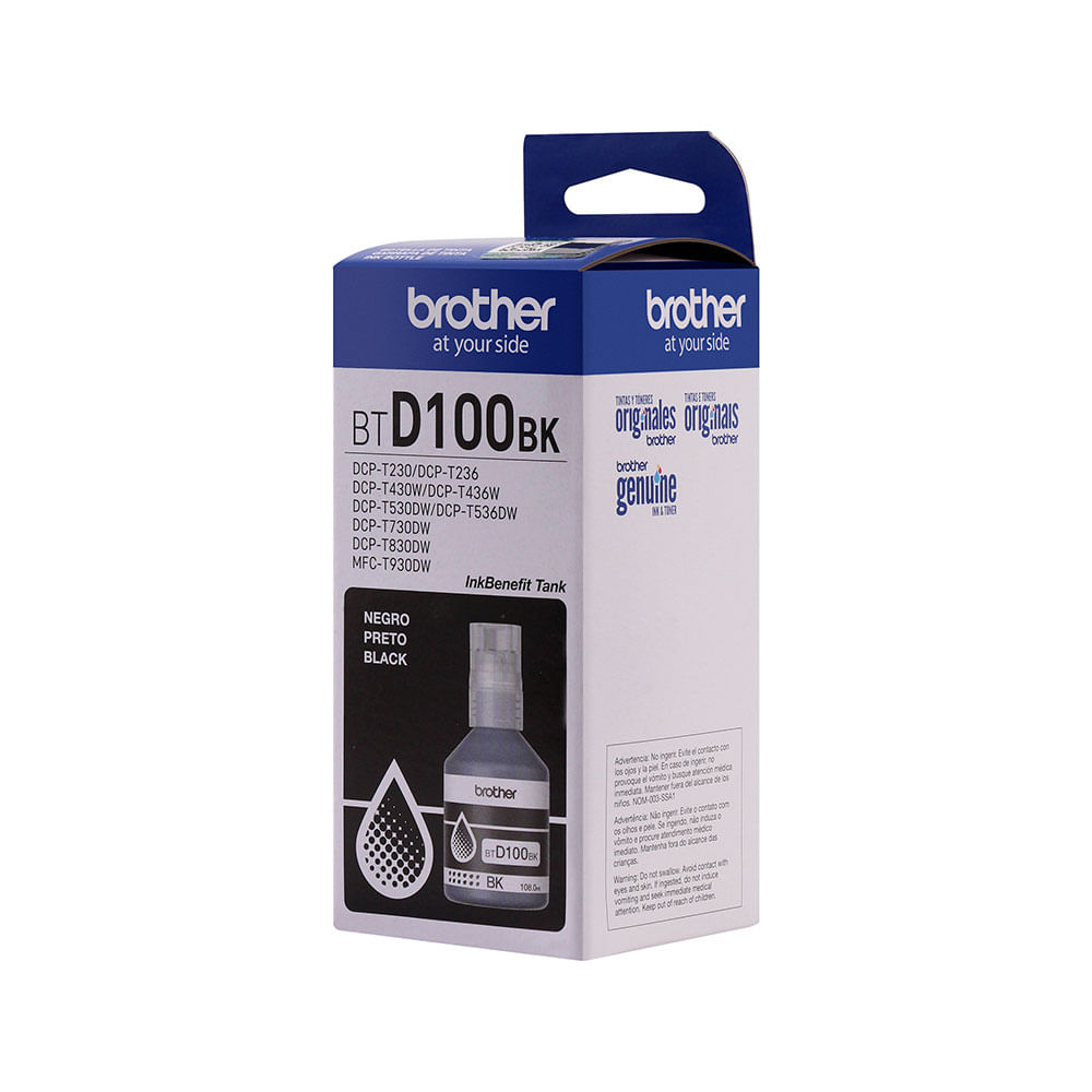 Refil de Tinta Brother BTD100BK | Preto - 233301 - Fujioka Distribuidor