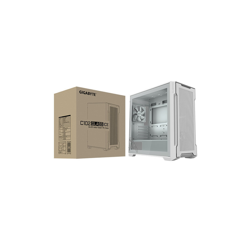 Gabinete Gamer, Gigabyte C102G, Lateral em Vidro temperado, USB 3.0 ...