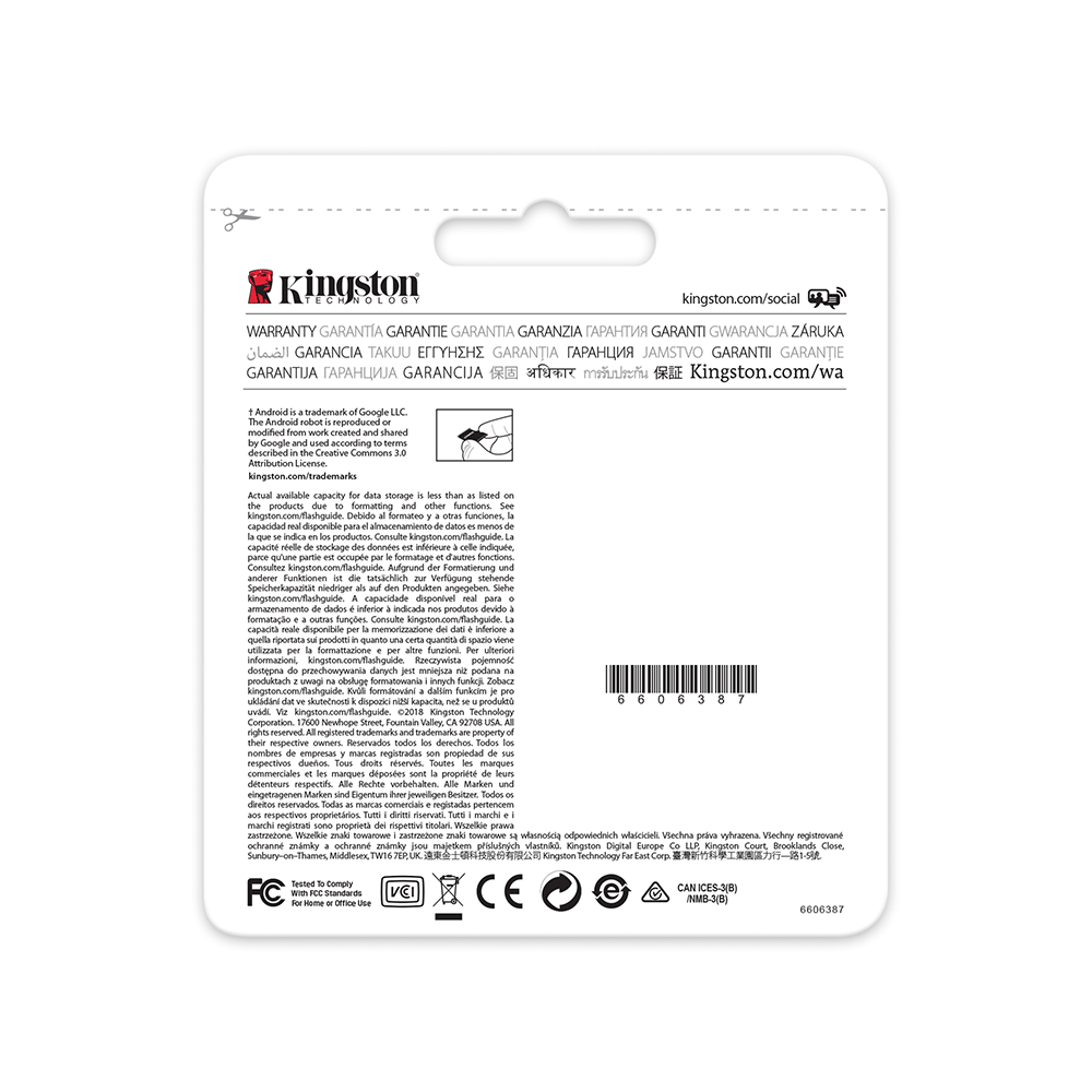 Cartão de Memória Micro SD Kingston Canvas Select Plus | 32GB - Fujioka Distribuidor