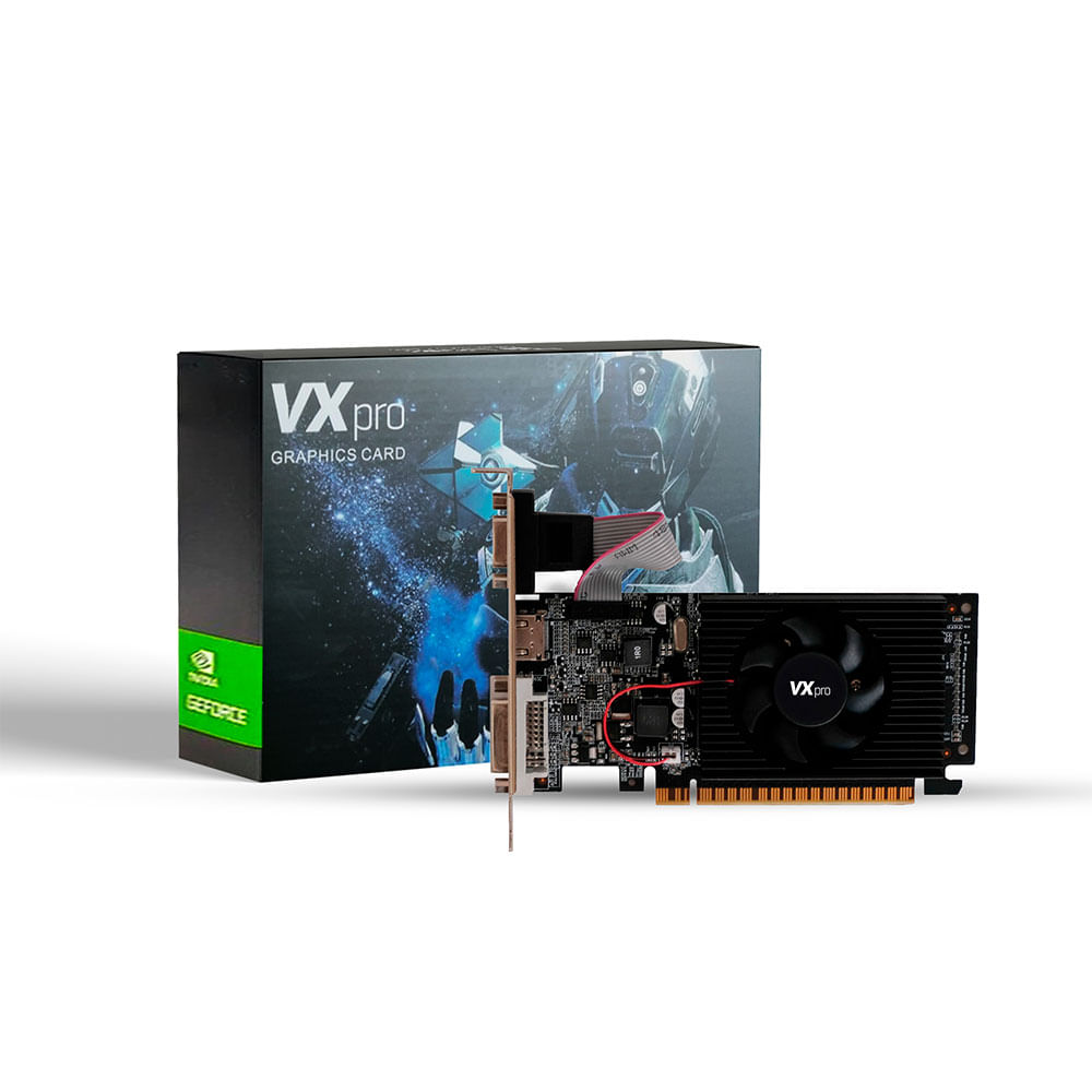 Placa de Vídeo VXPRO, NVIDIA GEFORCE, G210LP, 1GB | DDR3 - 801714 - Fujioka Distribuidor