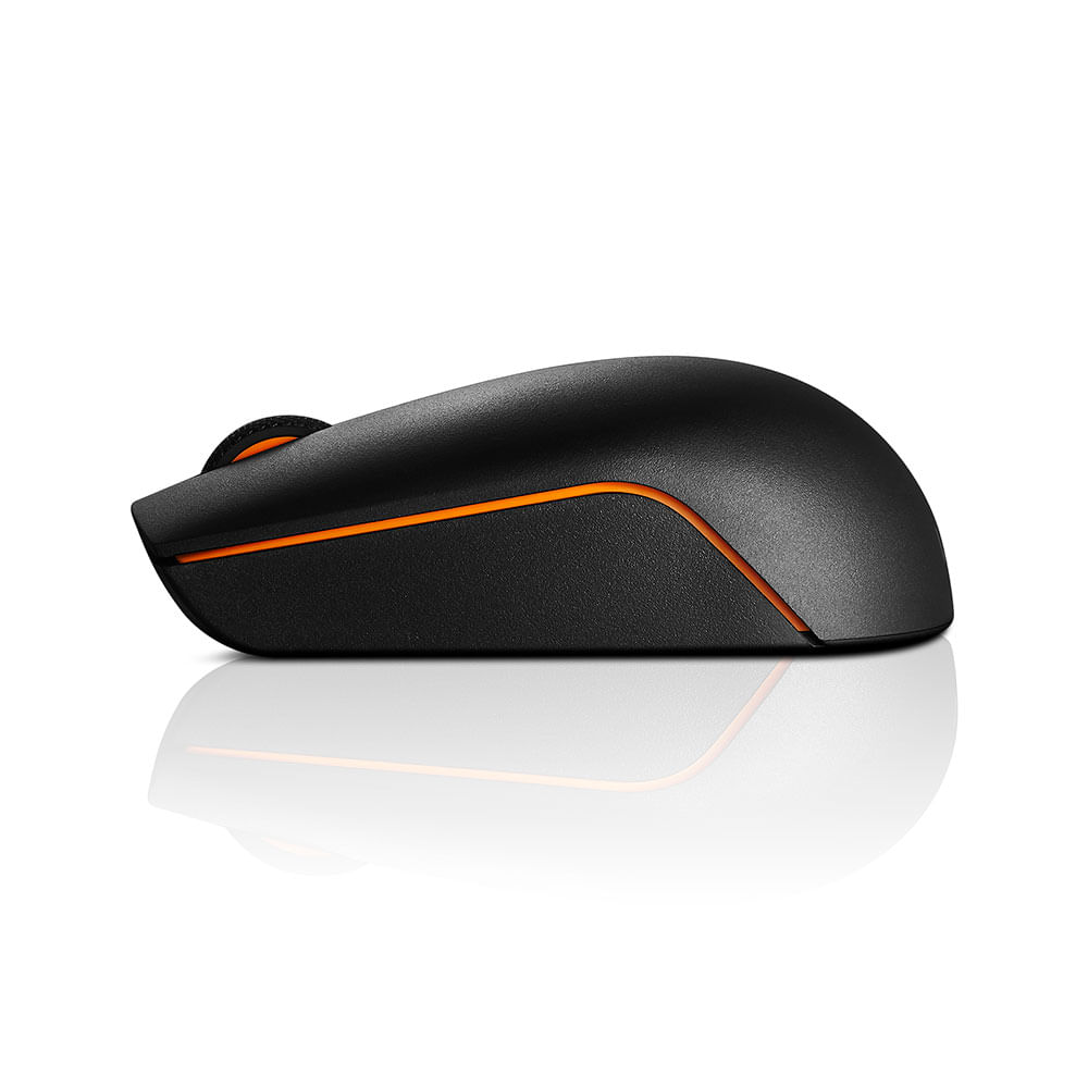 Mouse Sem fio Lenovo 300, 1000 DPI, Design Ambidestro, a Pillha ...
