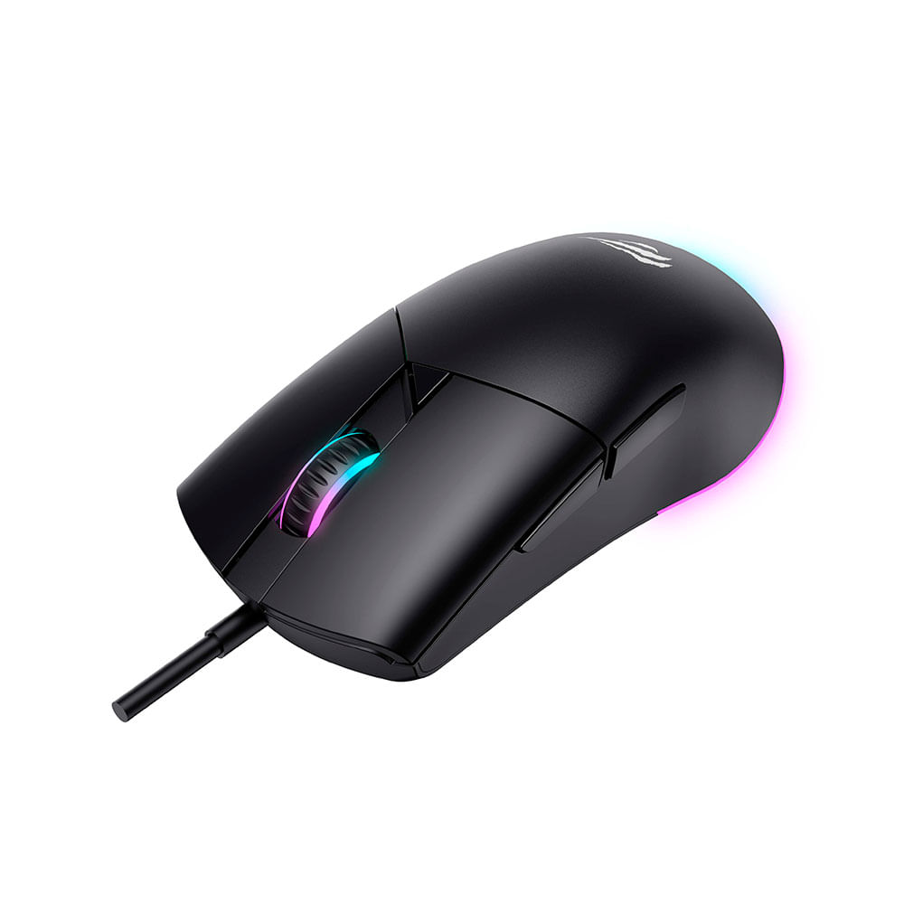 Mouse Gamer Havit MS1001S, 4800DPI, USB, RGB, 7 Botões Preto 582977 ...