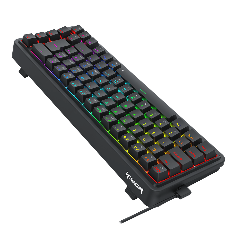 Teclado Mecânico Gamer Redragon Nova RGB, Switch Dragon Chant Linear ...