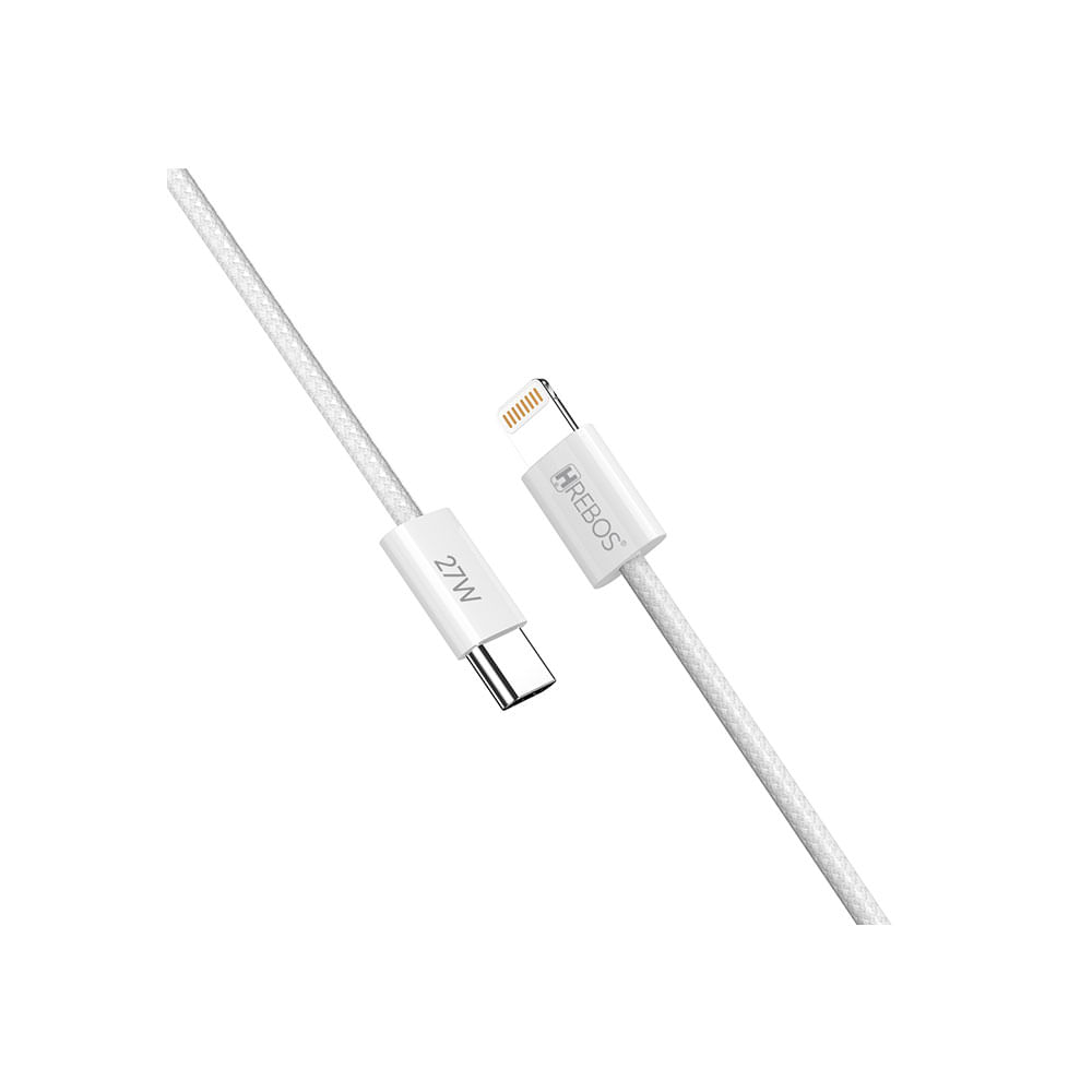 Cabo Pure Charge CB-385i, USB-C para Lightning, 27W Nylon Trançado Alta ...